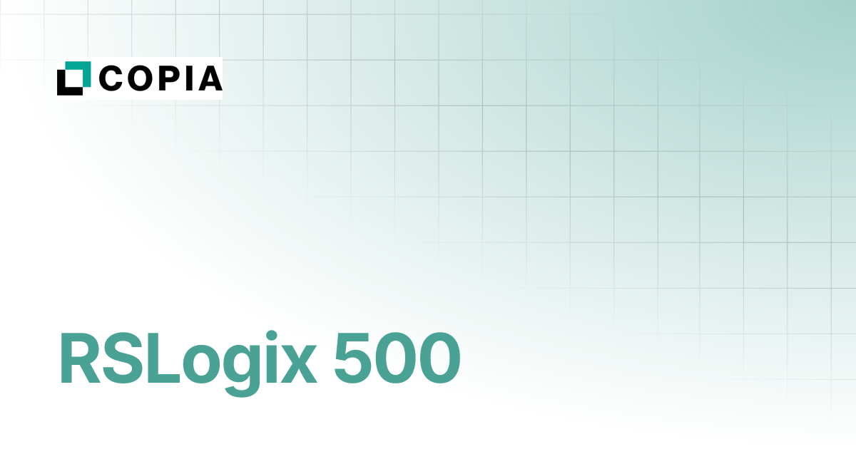 RSLogix 500 | Copia Docs