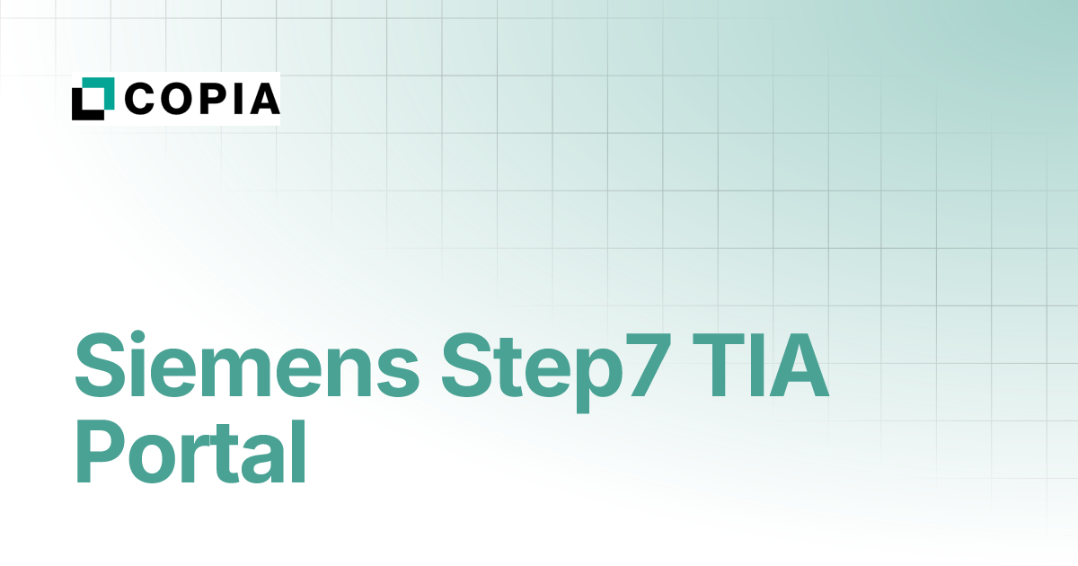 Siemens Step7 Tia Portal Copia Docs