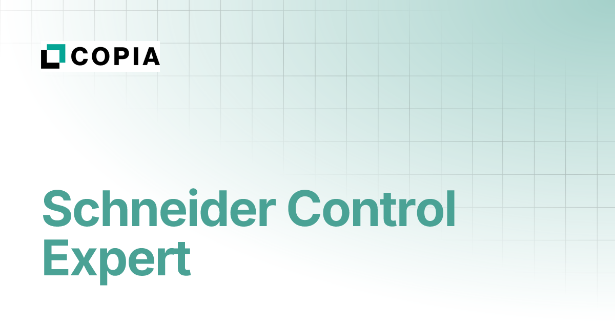 Schneider Control Expert | Copia Docs